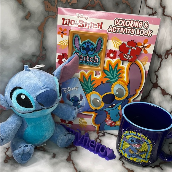 Disney | Other | Disney Lilo Stitch Activity Coloring Book With Stitch ...